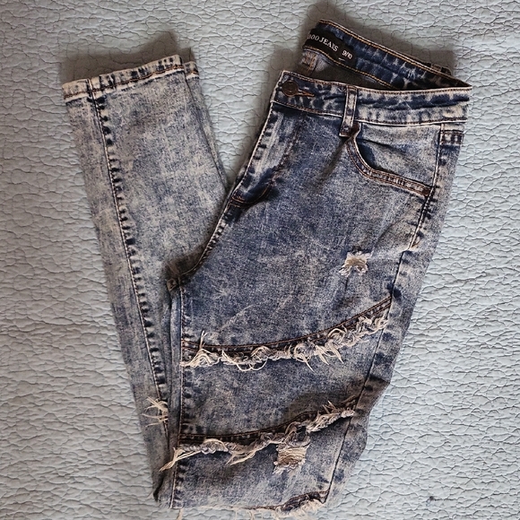 BAMBOO | Jeans | Skinny Jeans With Distressed Finish | Poshmark